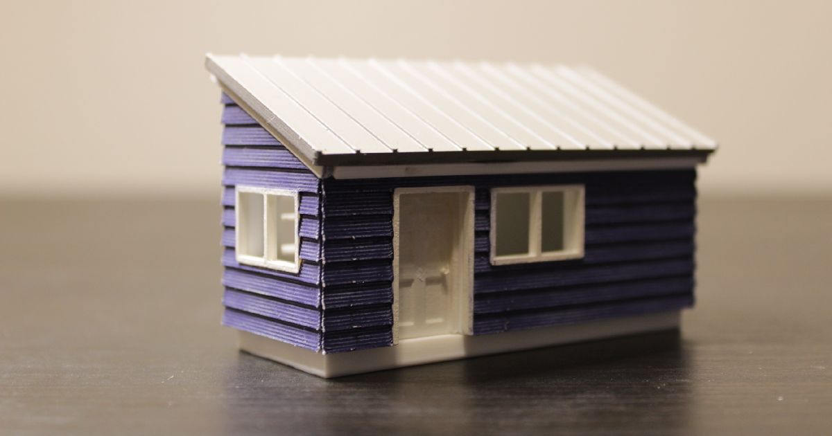 H0 Scale Tiny Home "House 2" by Miniature Max | Download free STL model ...