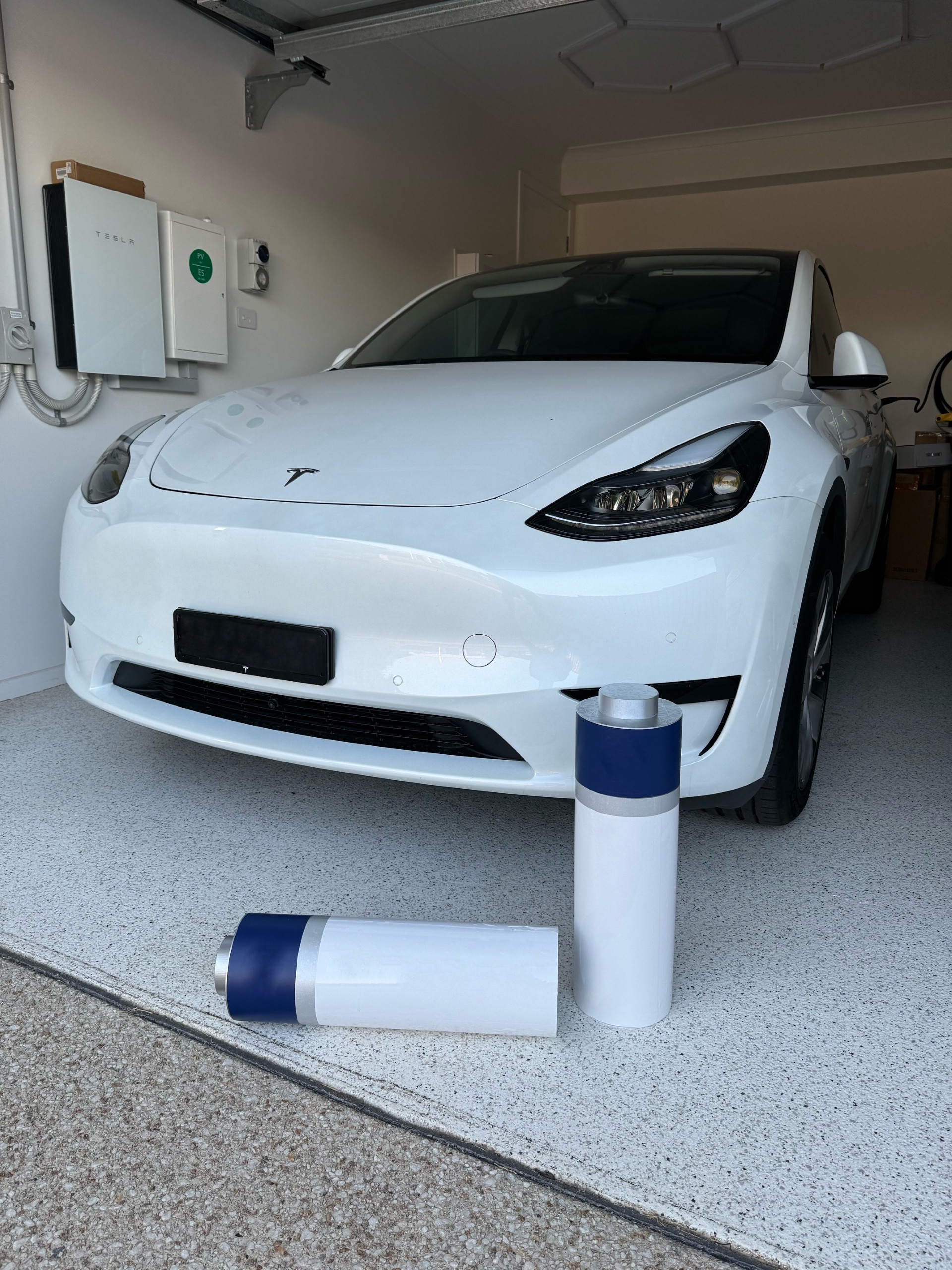 Tesla Frunk Giant Prop Batteries by turkz1 | Download free STL model ...