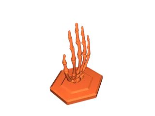 Skeleton Hand - Wall Hanger - No Supports by Deltree3D | Download free ...