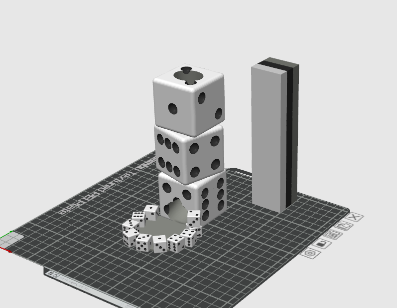 Dice Tower Shaped Dice Tower (colored .3mf for multi-colored print) by ...