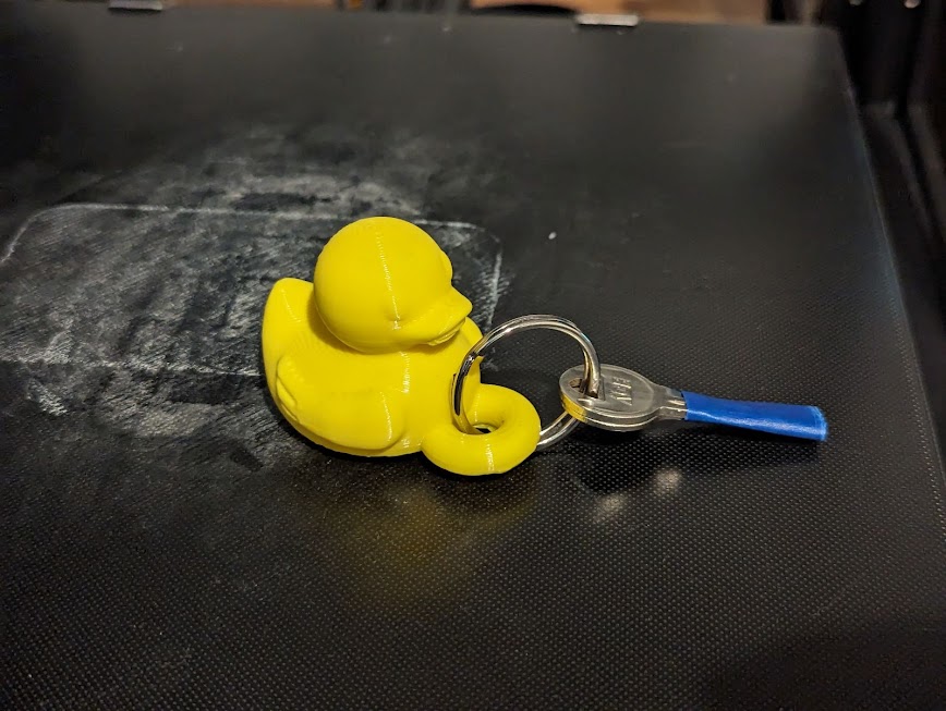 Rubber Duck Keychain by DanBranBuilds | Download free STL model ...