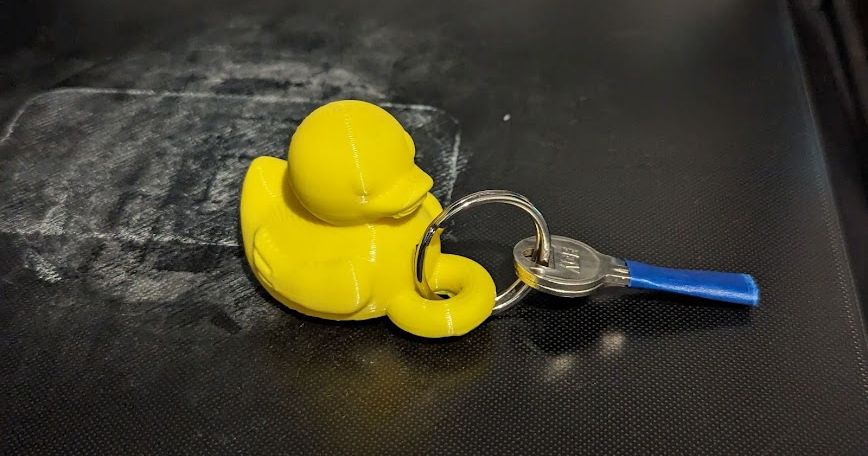 Rubber Duck Keychain by DanBranBuilds | Download free STL model ...
