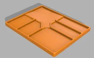 5" x 7" Sorting Tray with cover by Jacques | Download free STL model | Printables.com