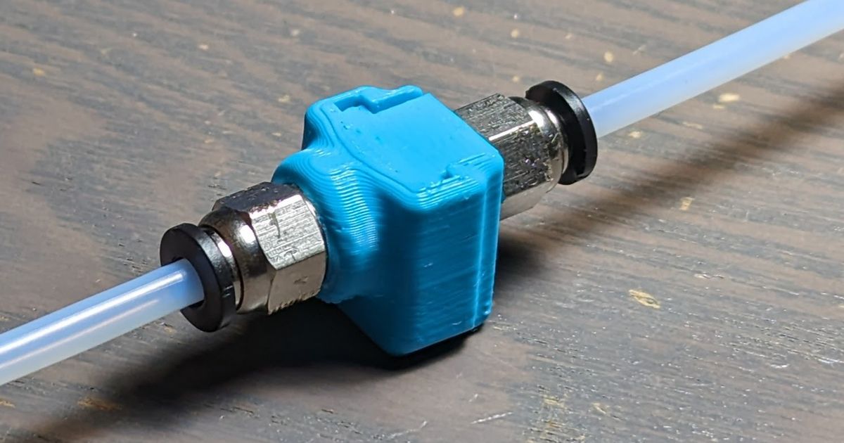 Magnetic/Slotted PTFE Disconnect by jurassic73 | Download free STL ...