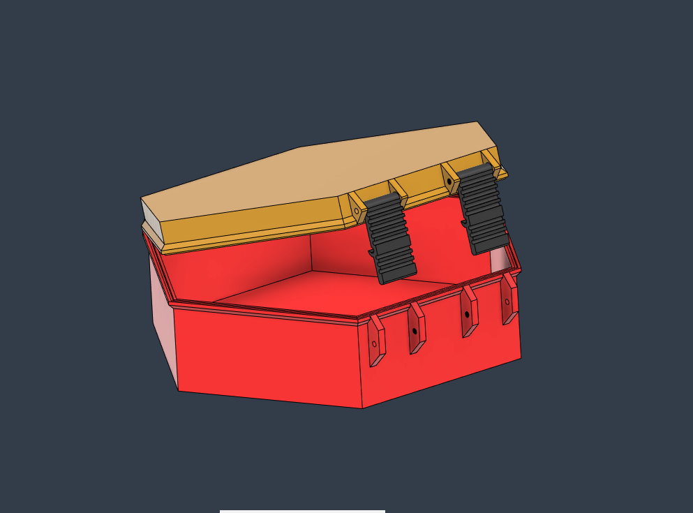 Closable box with clips and rubber seal. by George75 | Download free ...