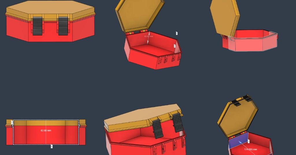 Closable box with clips and rubber seal. by George75 | Download free ...