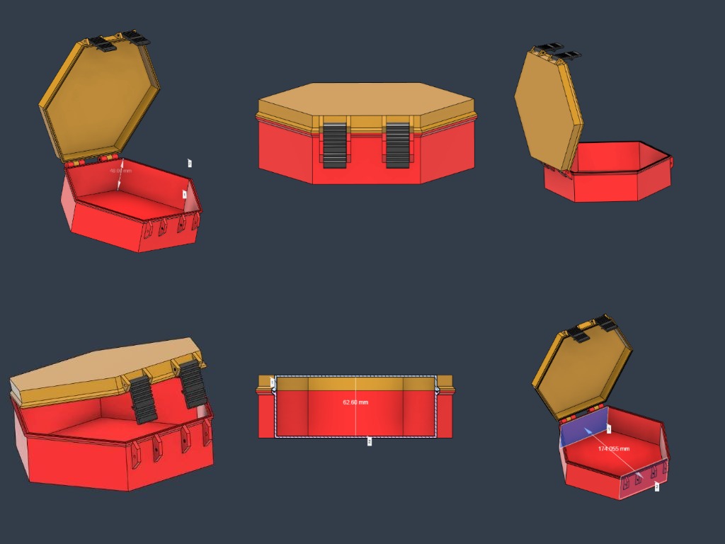 Closable box with clips and rubber seal. by George75 | Download free ...