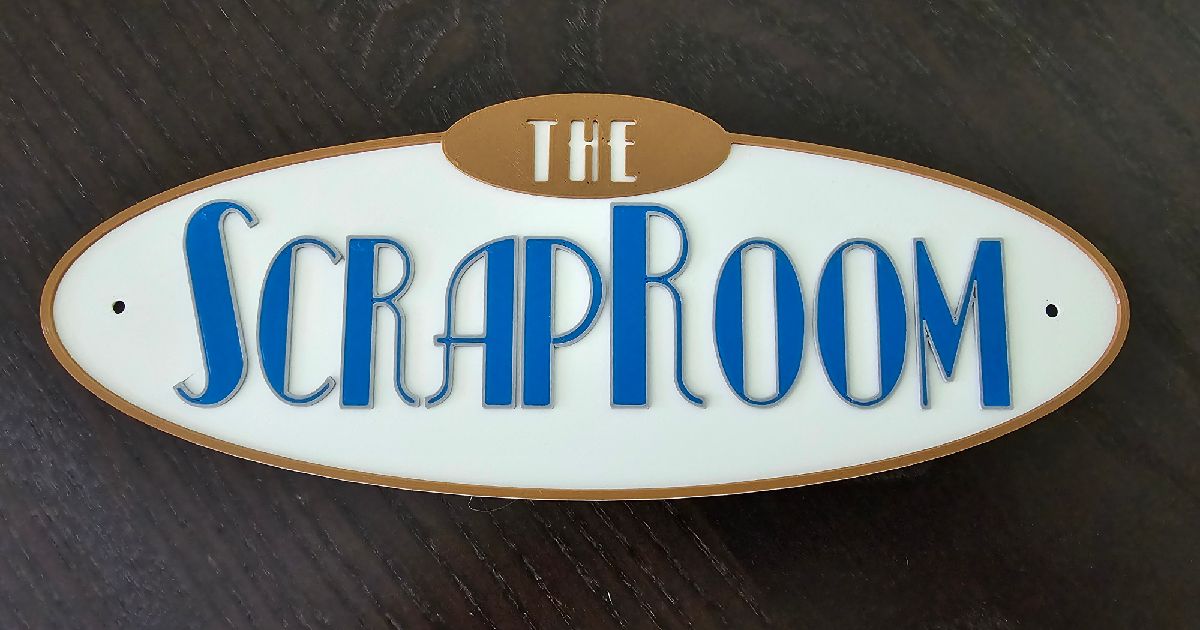 ScrapRoom Sign by Regis | Download free STL model | Printables.com