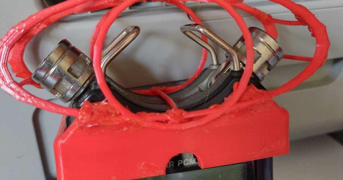 Tascam DR40 mic cage by Mateusz Rulski | Download free STL model ...