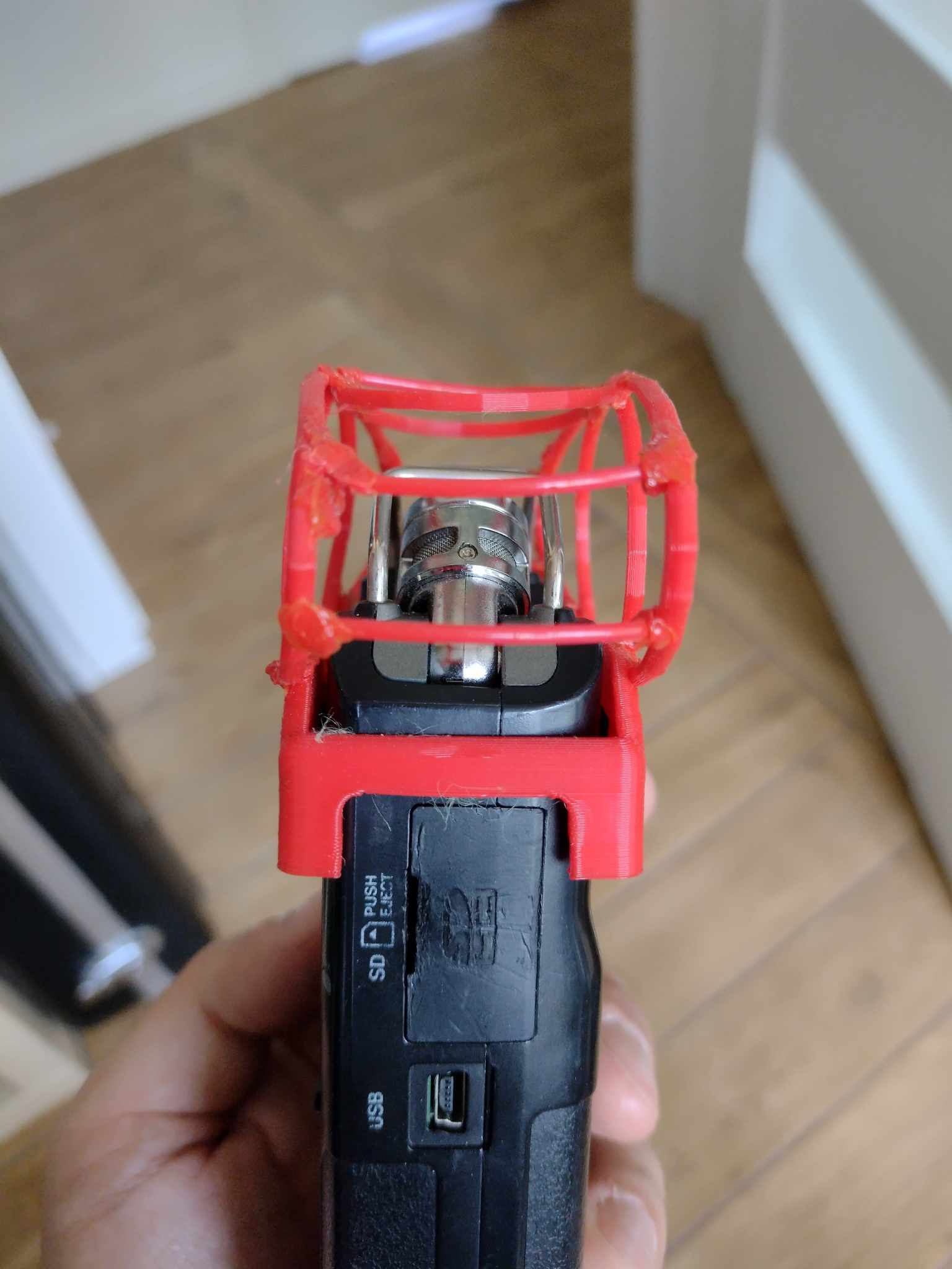 Tascam DR40 mic cage by Mateusz Rulski | Download free STL model ...