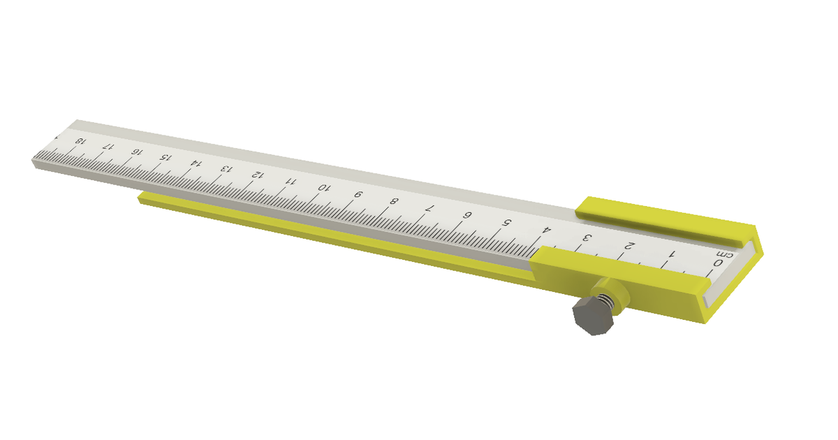 Folding Ruler Extension for Inner Dimension Measurement (Parametric) by ...