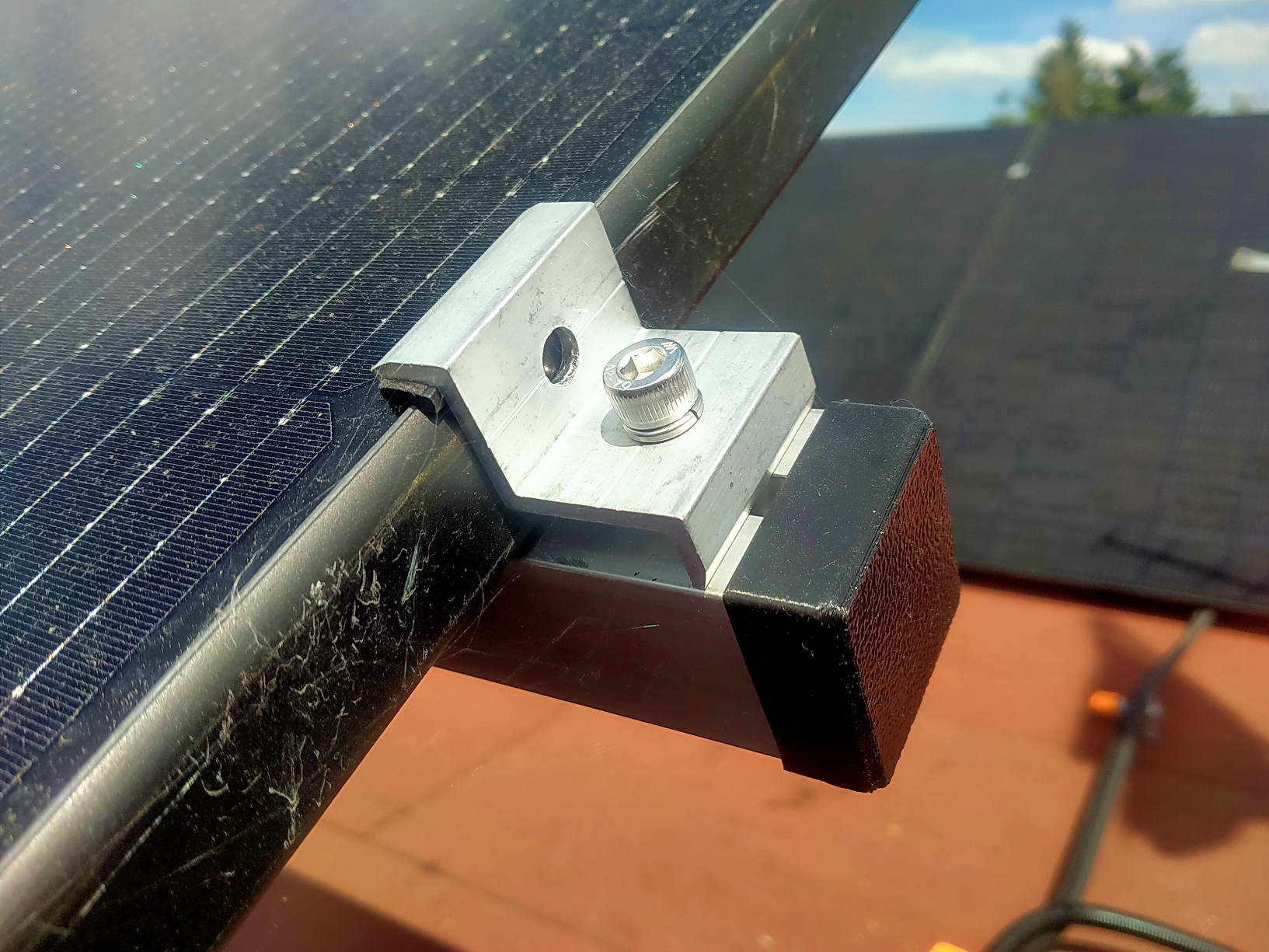 End Cap Cover Solar Rail PV Profile For Profile 40x40mm (krytka na AL ...