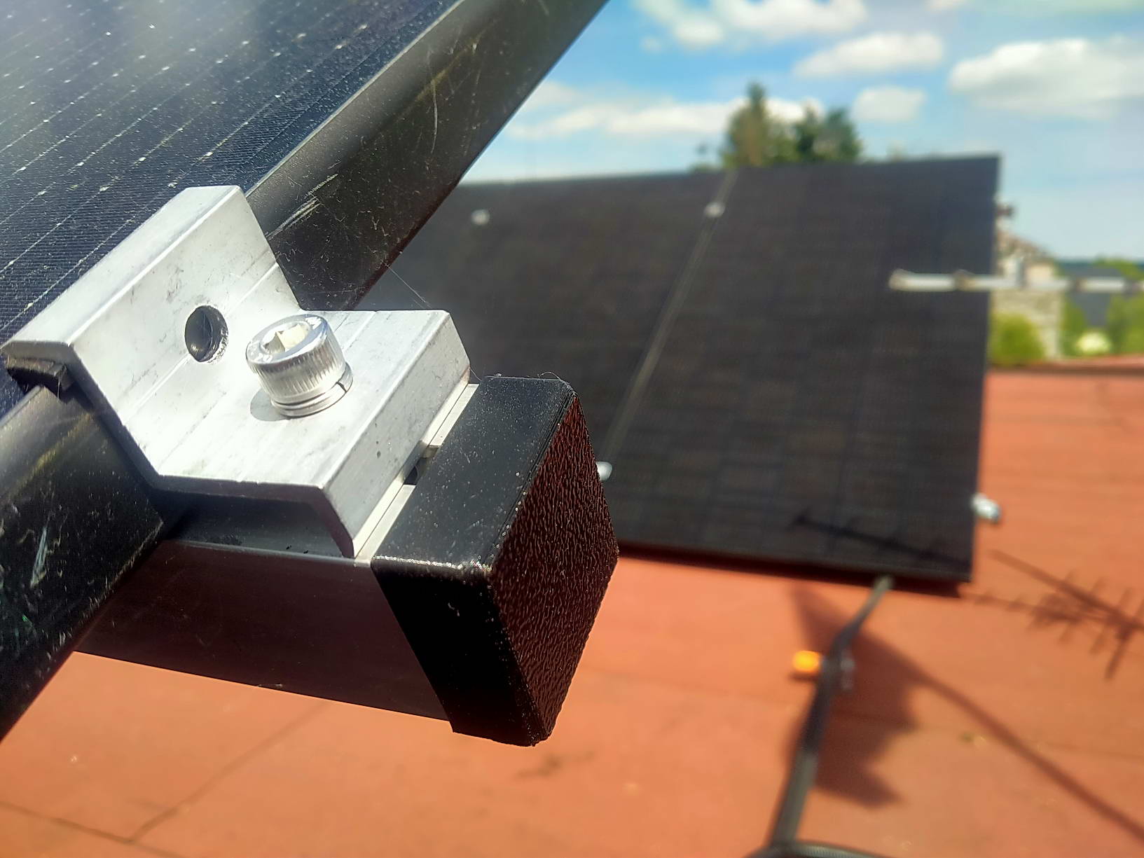 End Cap Cover Solar Rail PV Profile For Profile 40x40mm (krytka na AL ...