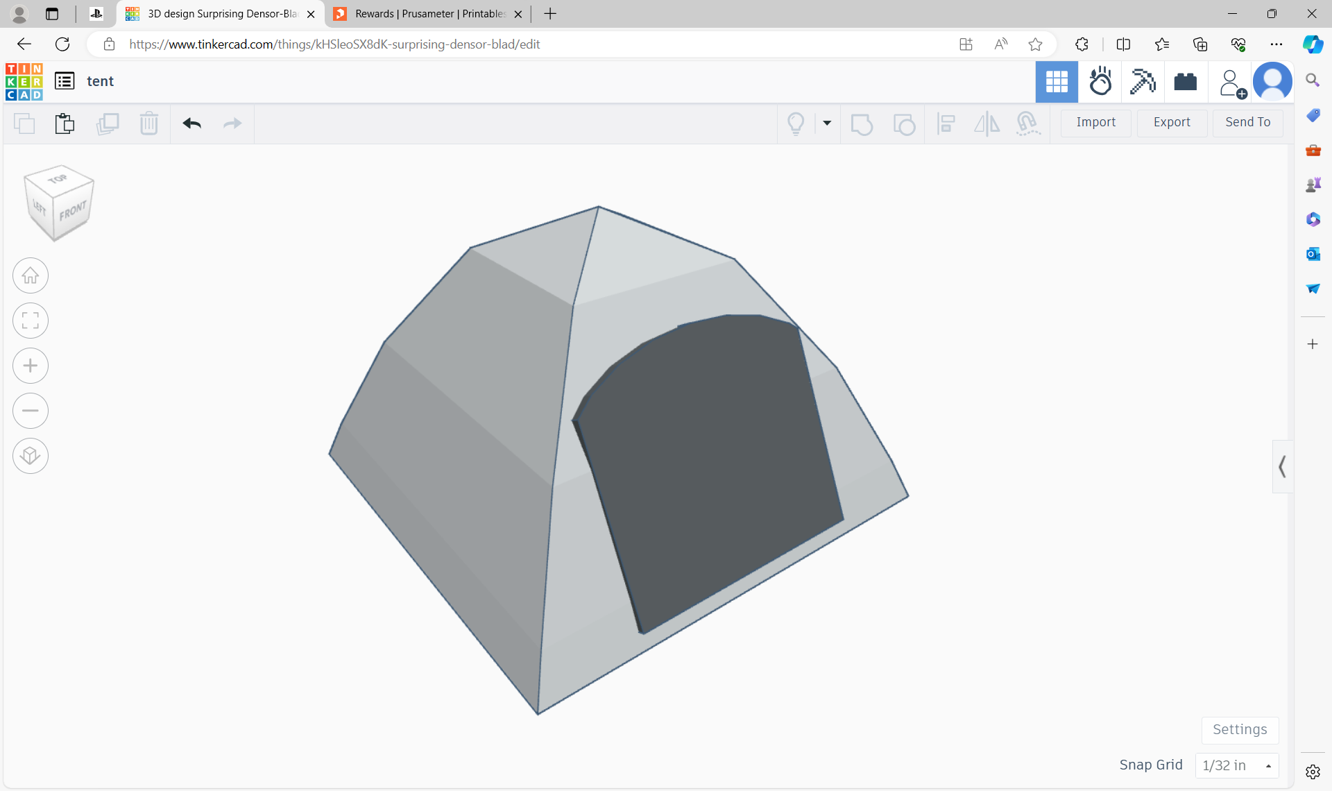 tent by Shadow | Download free STL model | Printables.com