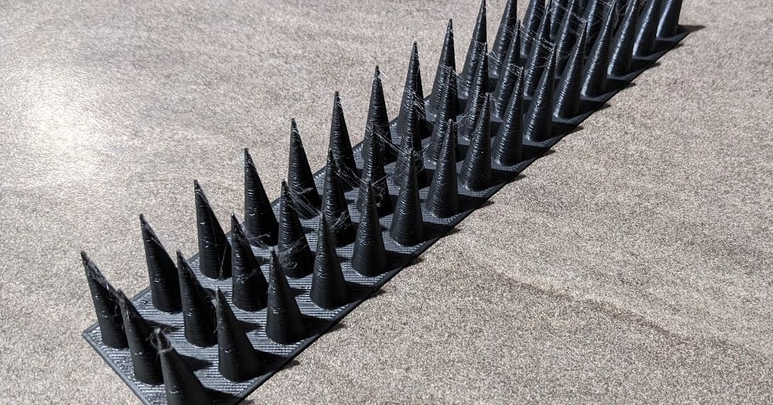 Bird spikes for balcony by OpenTheSauce | Download free STL model ...