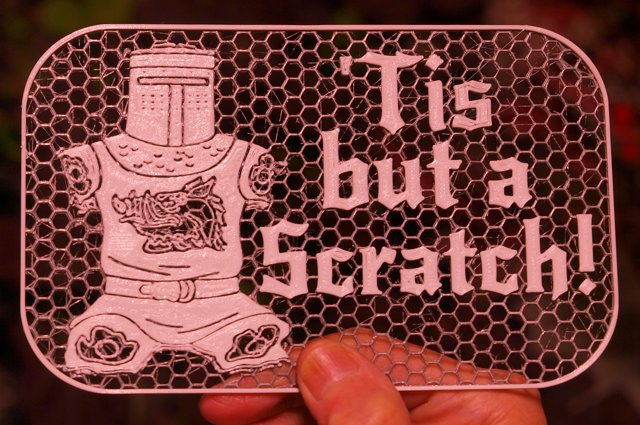 Monty Python Black Knight signs by h2odragon | Download free STL model ...