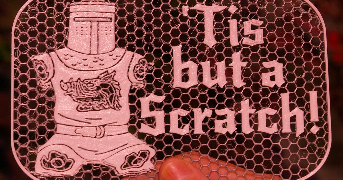 Monty Python Black Knight signs by h2odragon | Download free STL model ...