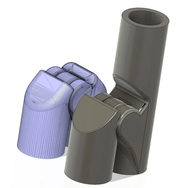 Hinged Corner for PVC Gates w/ vertical by MultiGP | Download free STL ...