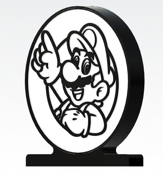 Light box Mario by AS3D | Download free STL model | Printables.com