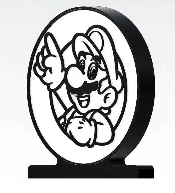 Light box Mario by AS3D | Download free STL model | Printables.com