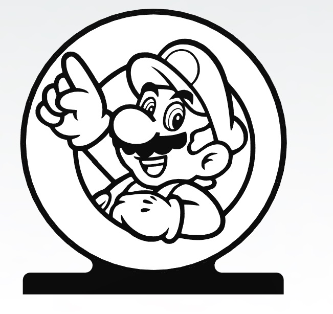 Light box Mario by AS3D | Download free STL model | Printables.com
