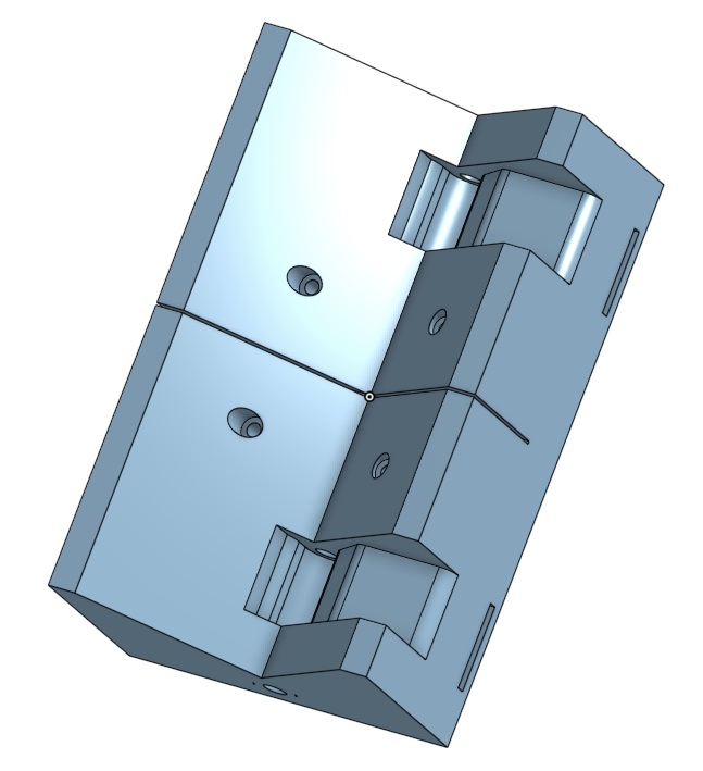Mitre Box with fast tightening clamp v-shaped (Parametric) by MarioV ...