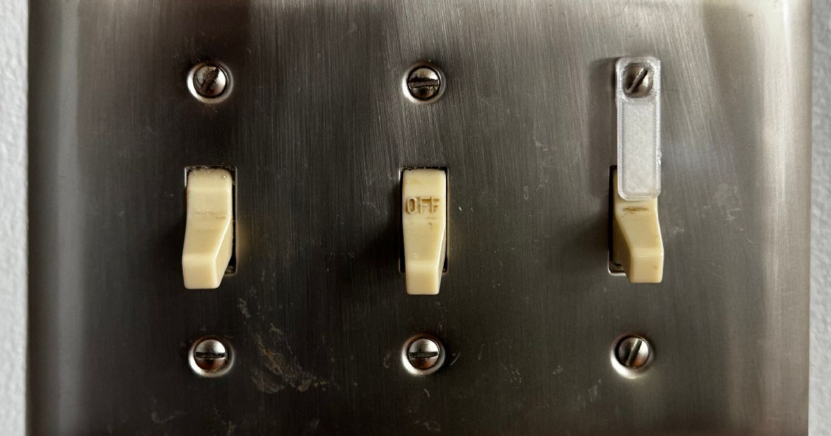 Light Switch Blocker by Rob M | Download free STL model | Printables.com