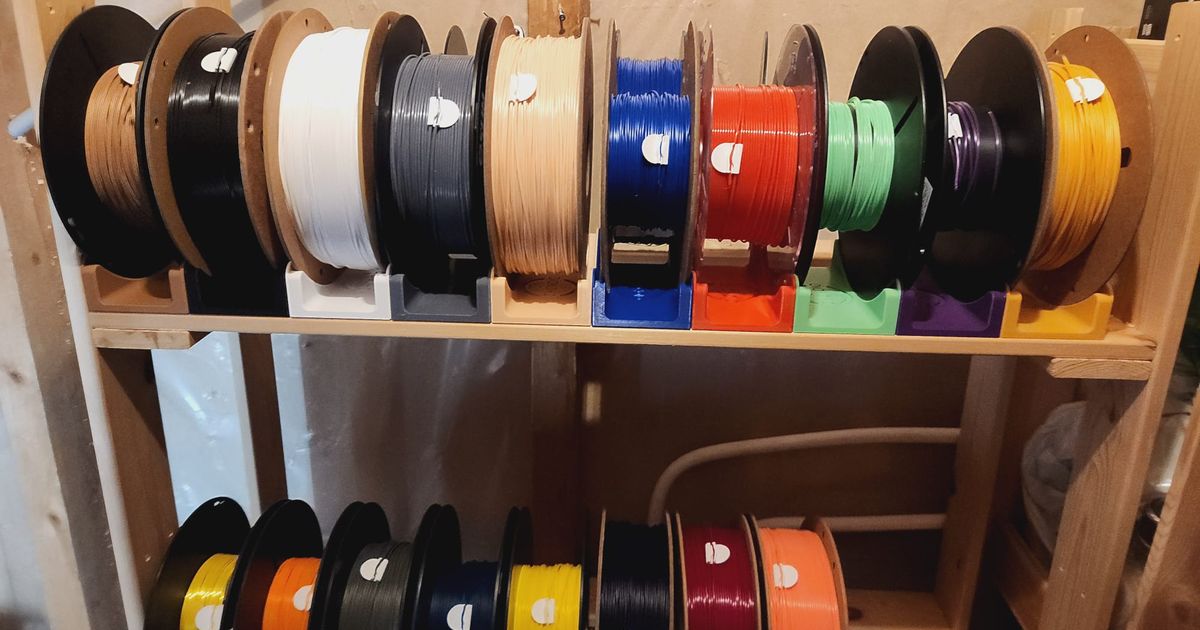 Interlocking Spool Stands for 20 Cm/7.8 inch spools by Oiokohoi ...