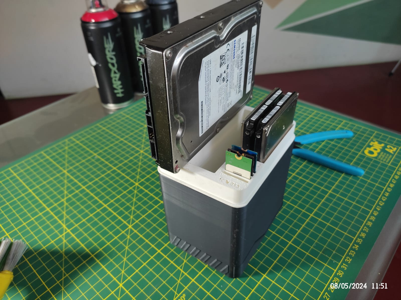 HDD 3.5, 2.5, SSD, M.2 Case by Jasp402 | Download free STL model ...