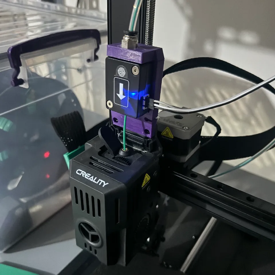 Ender-3 V3 KE Filament Sensor Mount (PTFE Tube) by Efe Balun | Download ...