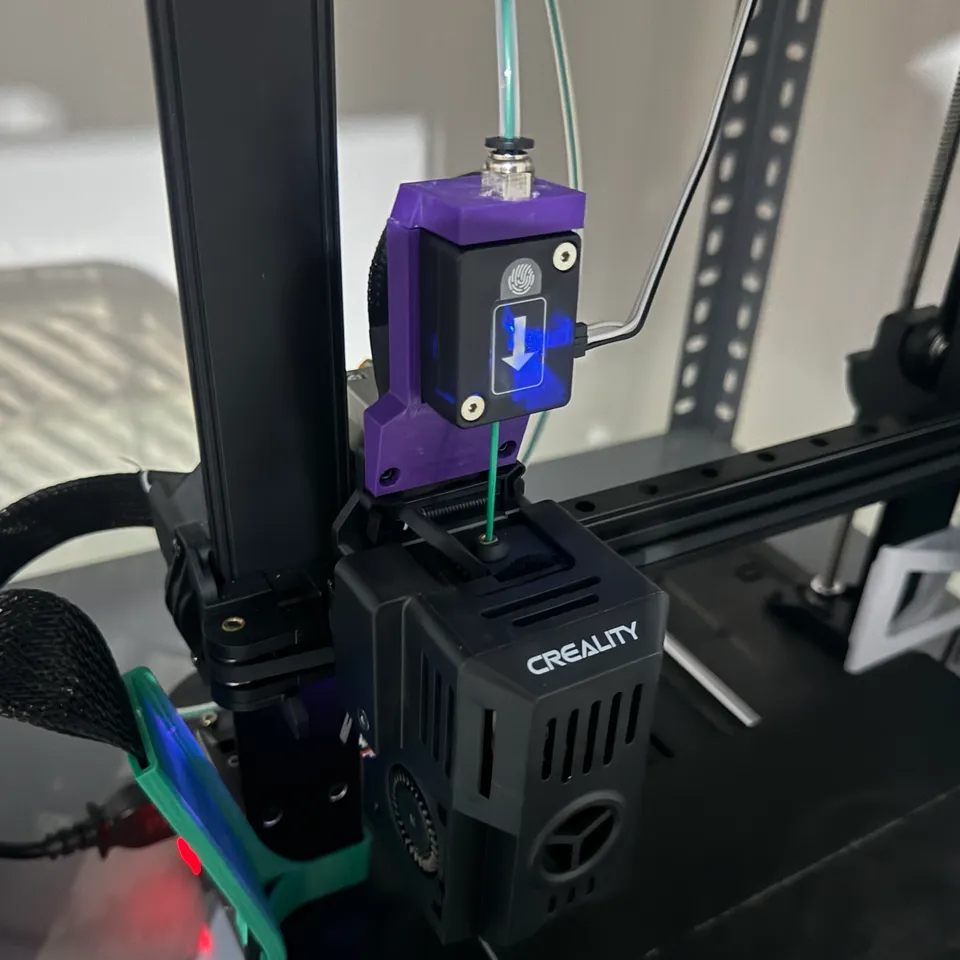 Ender-3 V3 KE Filament Sensor Mount (PTFE Tube) by Efe Balun | Download free STL model ...