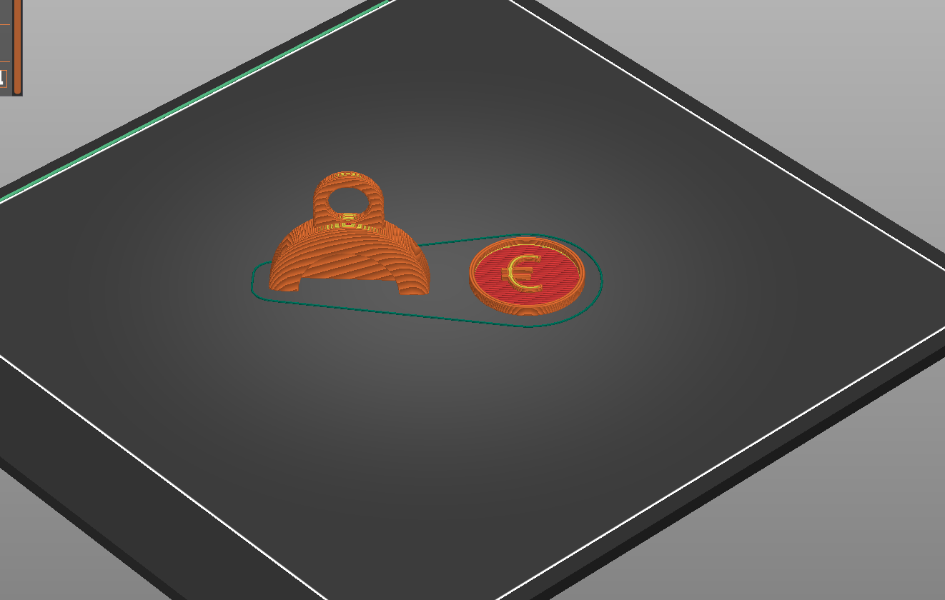 shopping coin & clip / Einkaufschip by Patrick Blom | Download free STL model | Printables.com