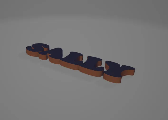 Sally Name Stand - 3D print you name "Sally" by KittenRun | Download ...