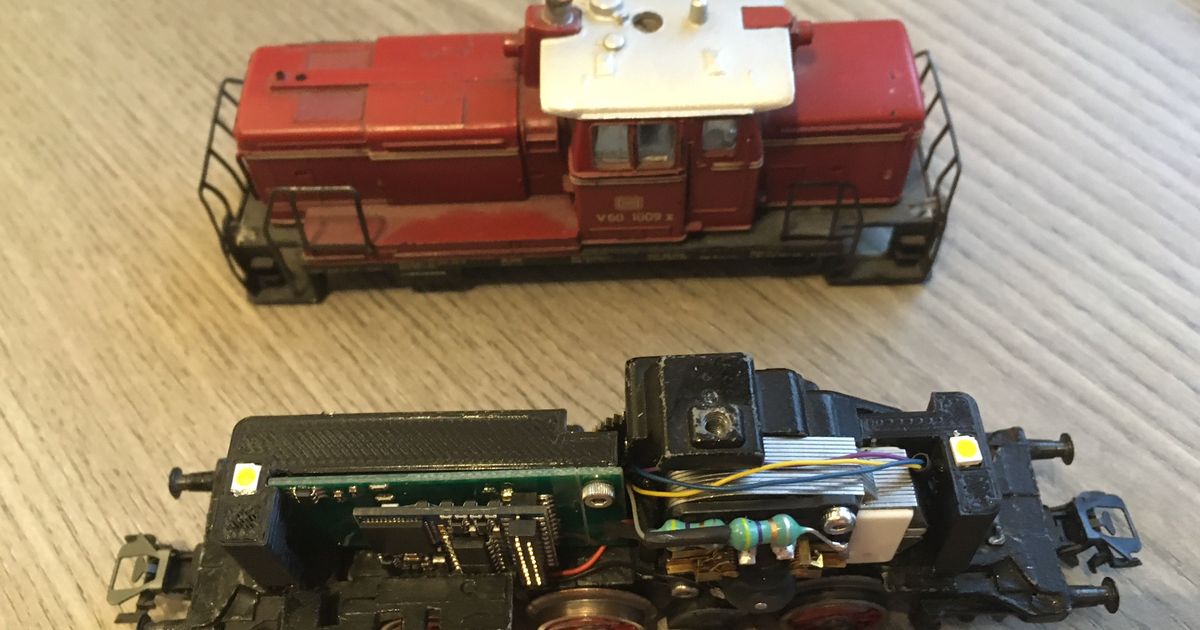 Marklin 3064 DCC decoder install by GeDeBe | Download free STL model ...