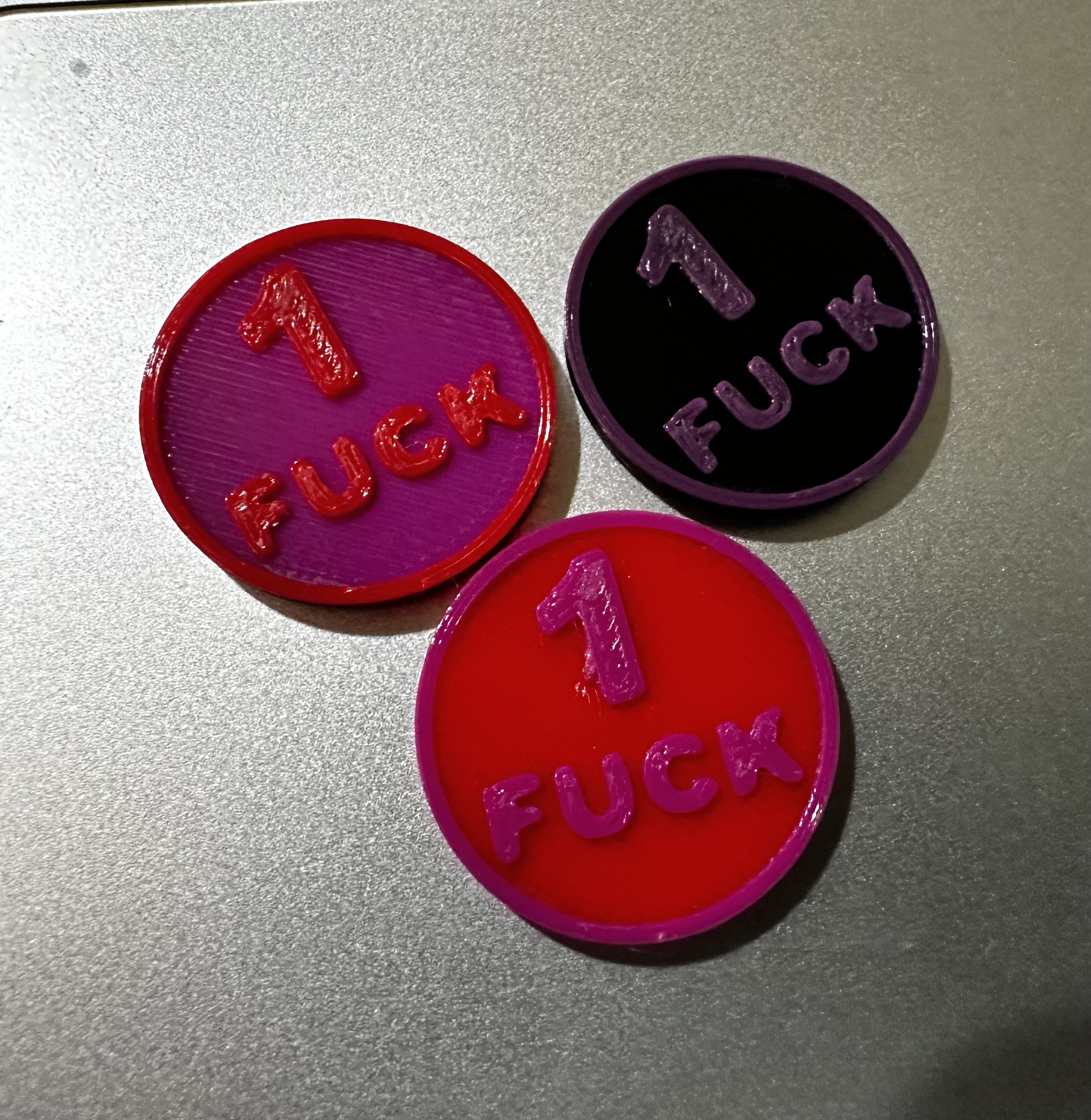 1 F... Coin by filamentfiend | Download free STL model | Printables.com