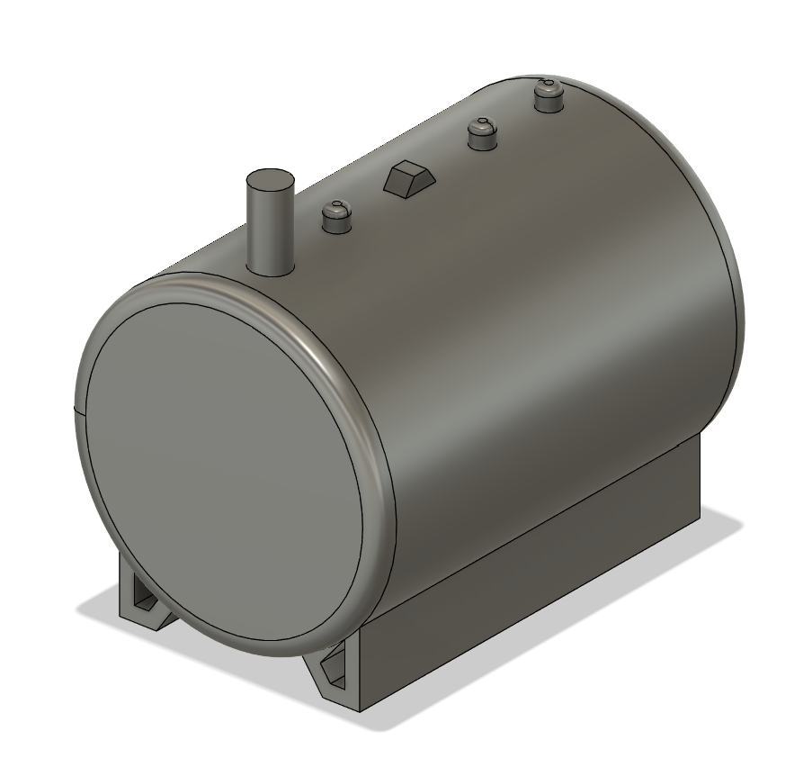 Basic 300 Gallon Fuel Tank • 1:64 Scale by Starstreak Designs ...