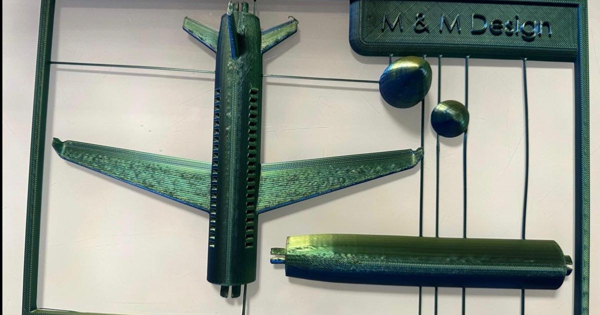 plane kit card by m&m design | Download free STL model | Printables.com