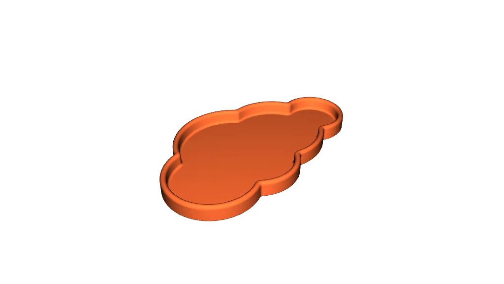 Cloud Platter by Delita | Download free STL model | Printables.com