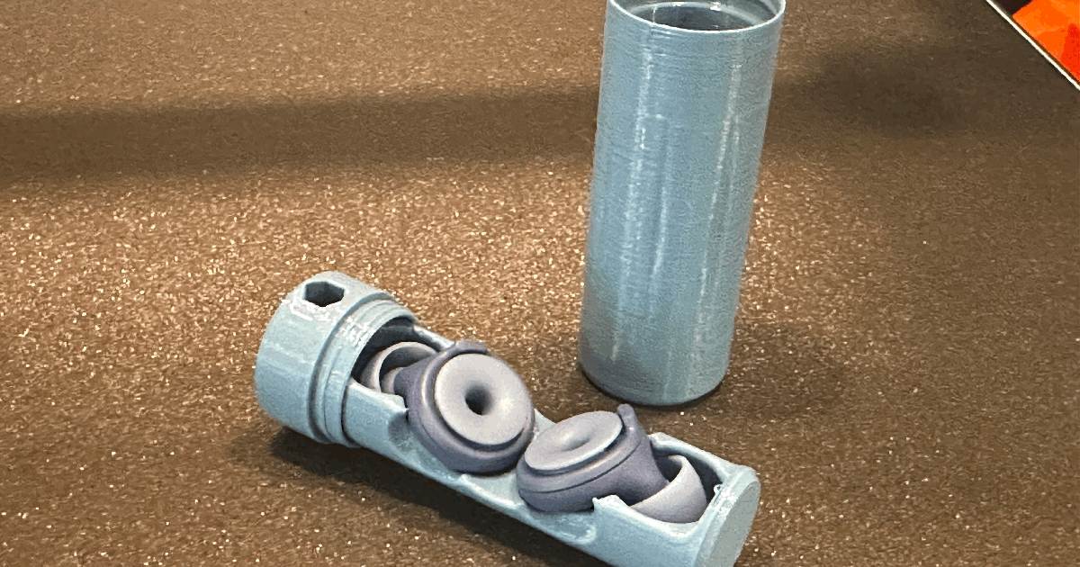 Loop Switch Earplug Case by djcody | Download free STL model ...