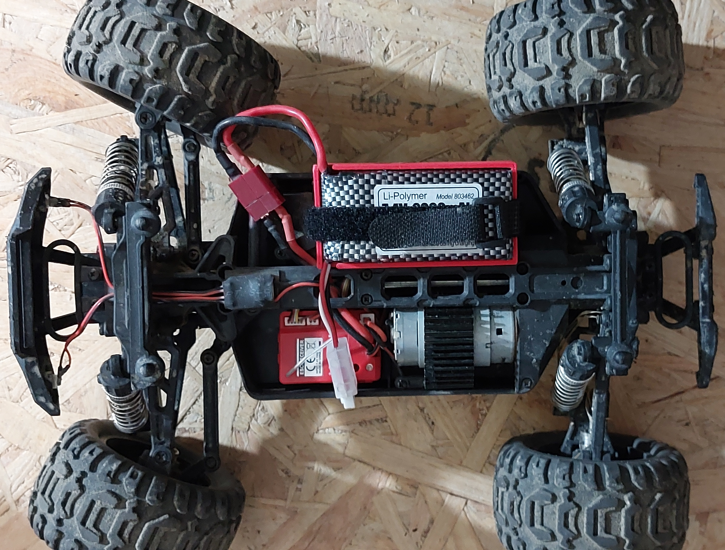 2A XL Battery adapter for HBX 16889 RC Car by chrbau | Download free ...