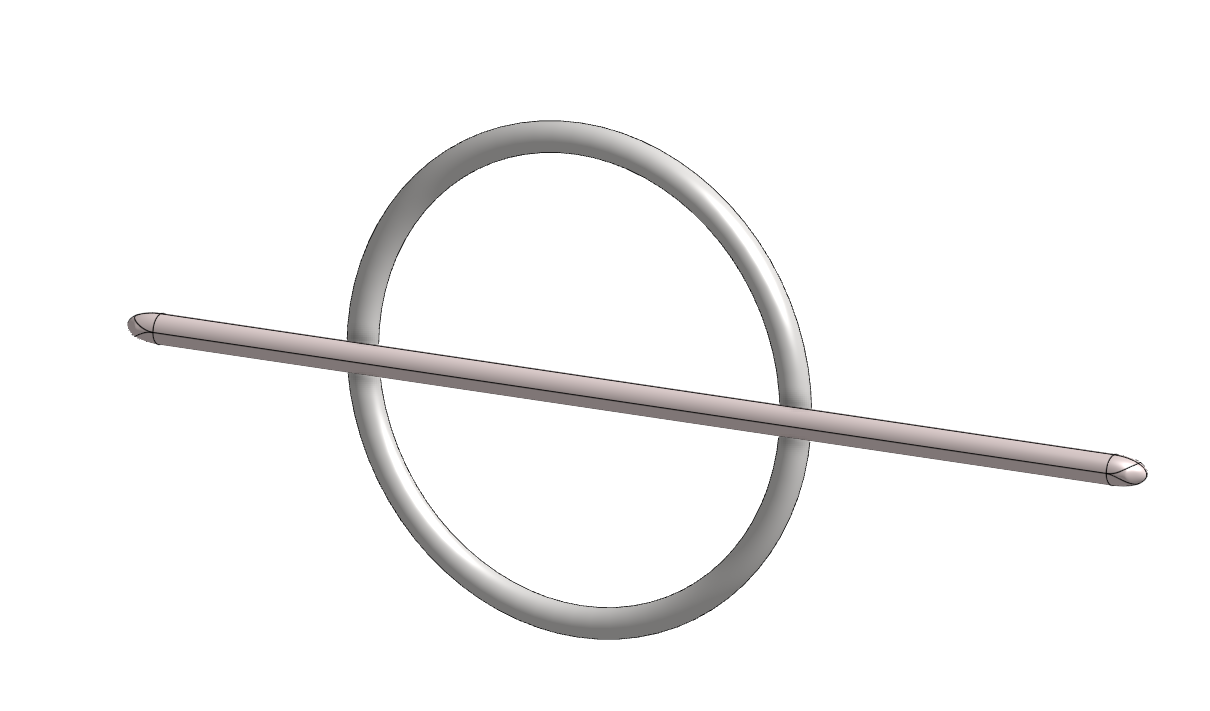 Circle Hair Pin by Haider Samir | Download free STL model | Printables.com