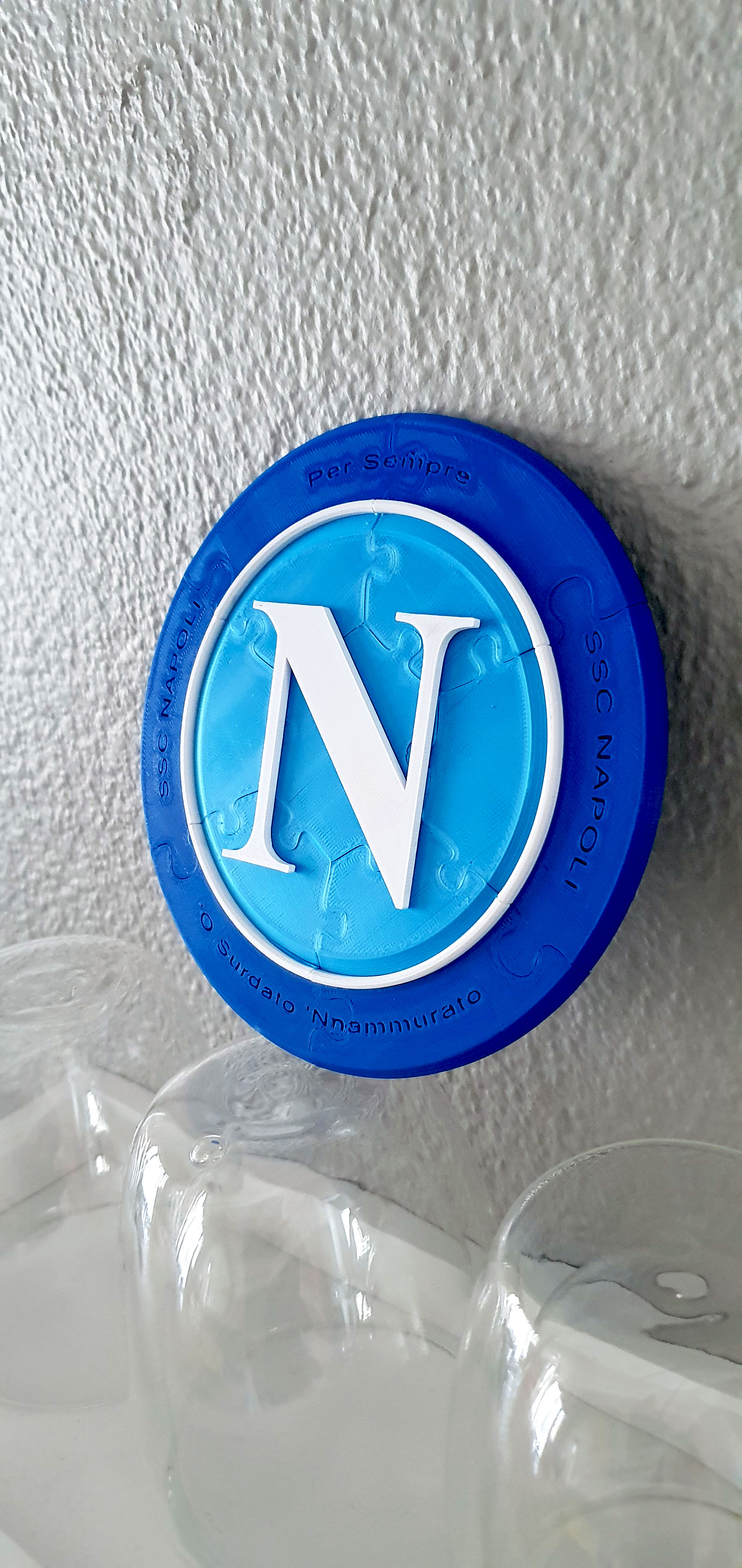 SSC Napoli Badge Puzzle by Luis Da Silva Gomes | Download free STL ...