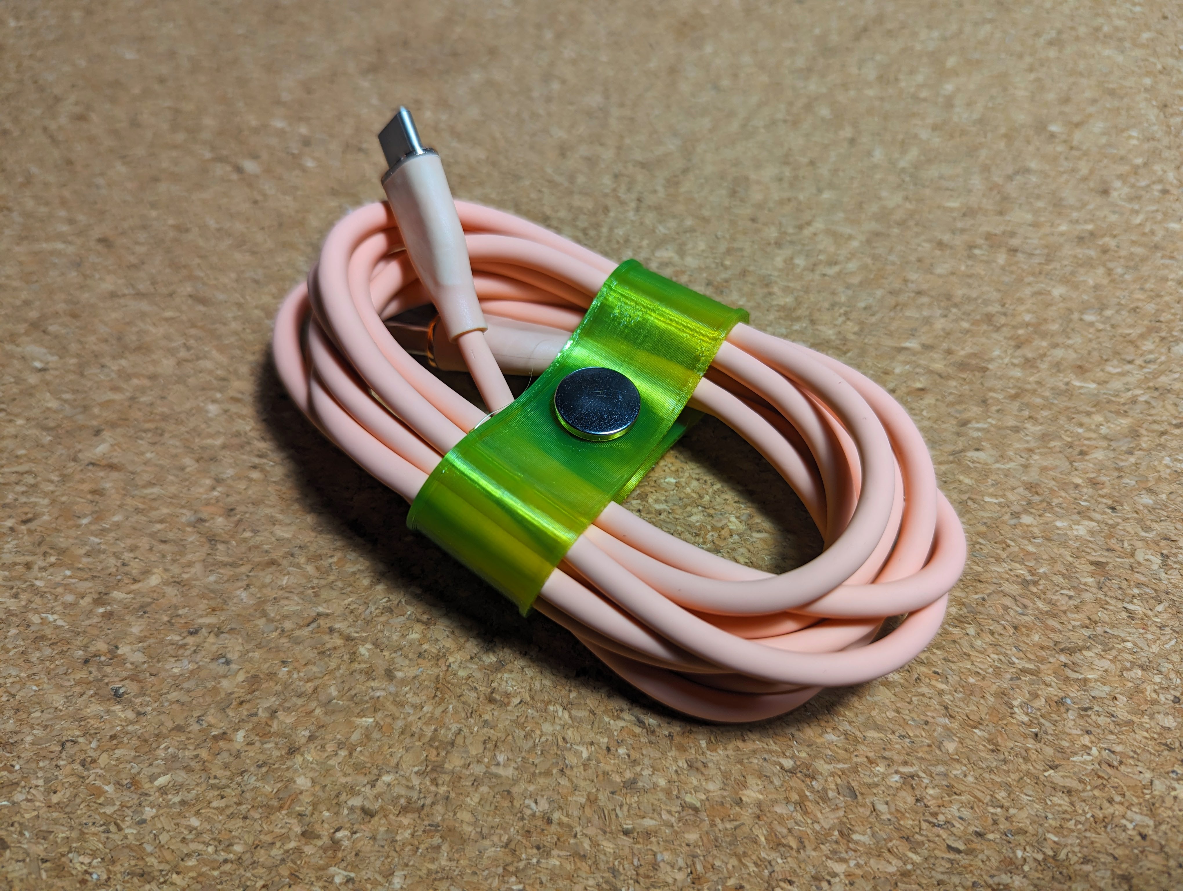 TPU Cable Wrap with Snap Button by Duckferd | Download free STL model ...