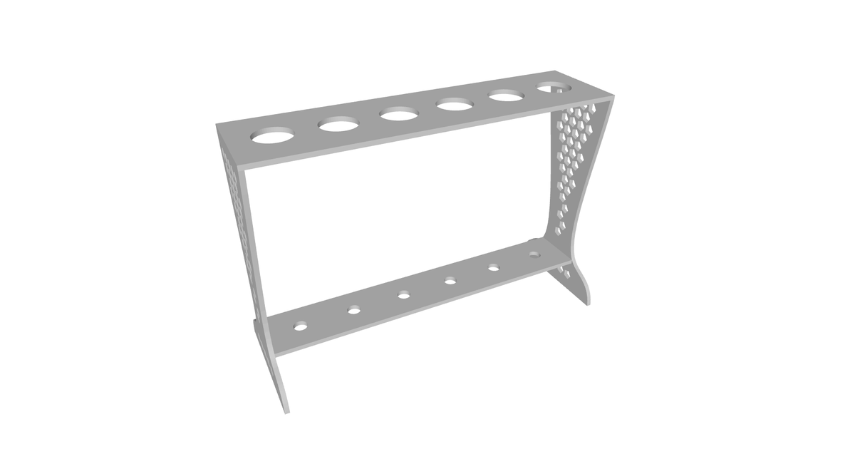 Holder for 6 syringes/test tubes by MatInCat | Download free STL model ...