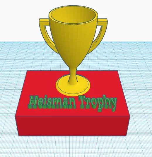 Heisman Trophy by FreeFree | Download free STL model | Printables.com