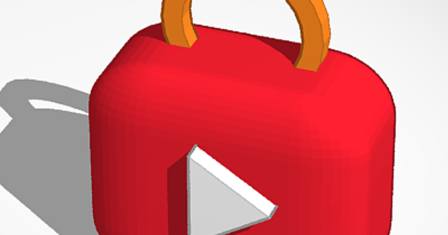 YouTube keychain by julek7034 | Download free STL model | Printables.com