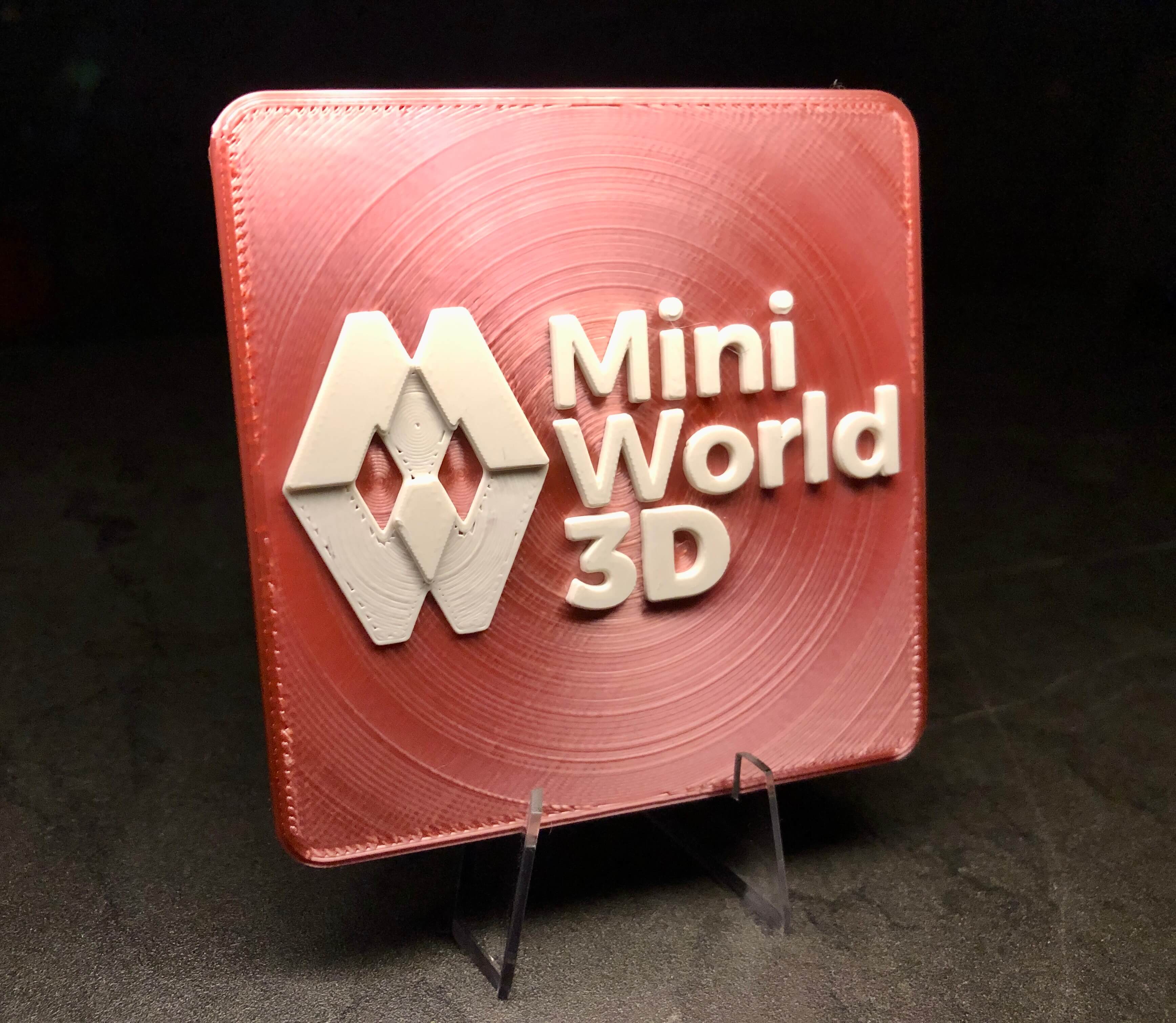 MiniWorld3D logo - Coasters & Key ring by MiniWorld3D | Download free ...