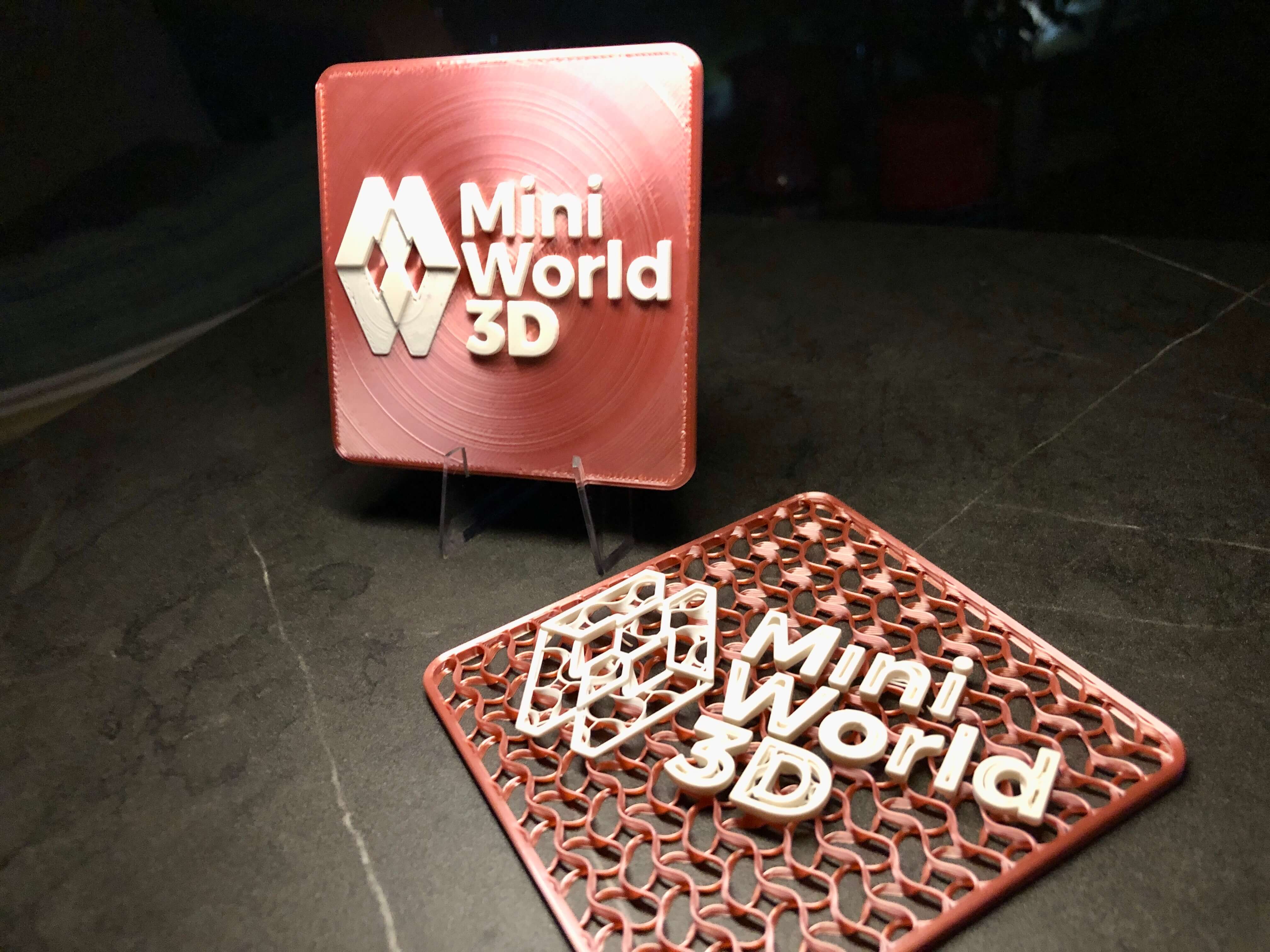 MiniWorld3D logo - Coasters & Key ring by MiniWorld3D | Download free ...