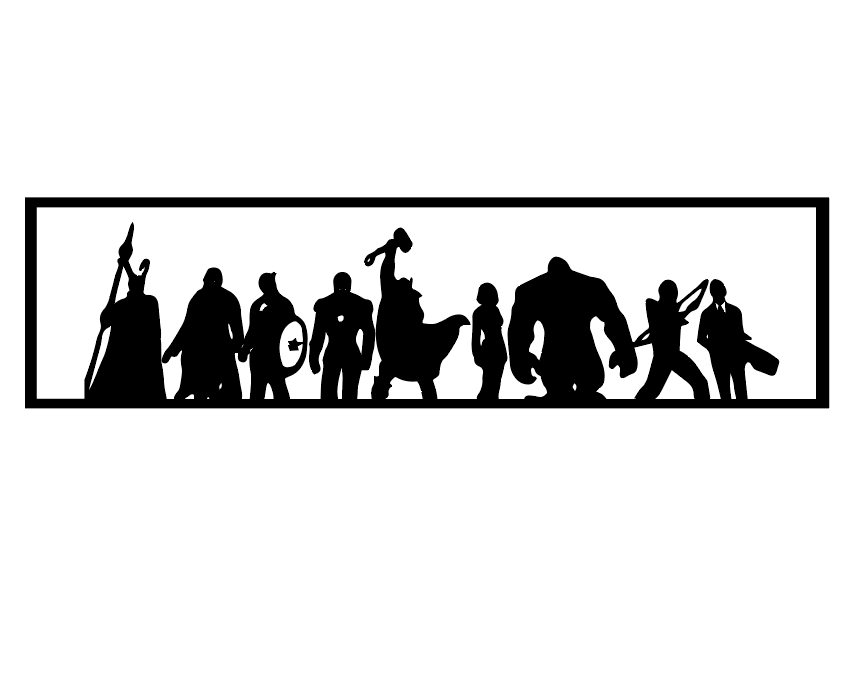 Cadre Avengers ! by GC 3D | Download free STL model | Printables.com