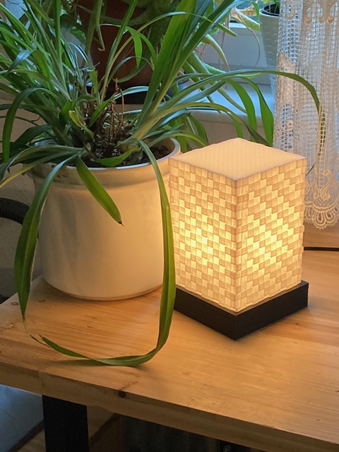 Lamp # 31 - Offset Block Lamp by Sink | Download free STL model ...